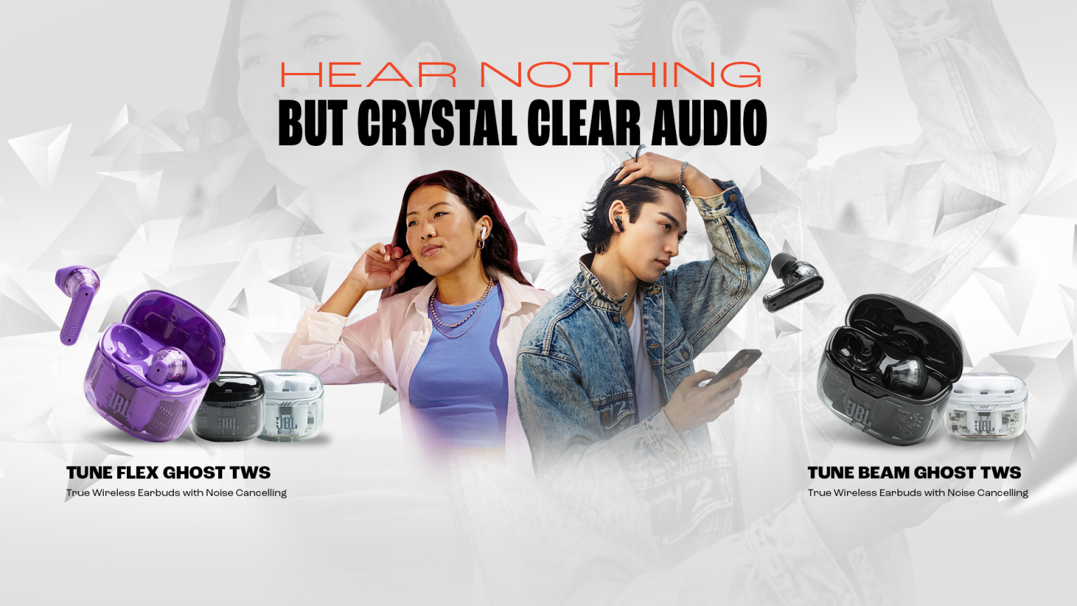 JBL Tune Beam & Tune Flex Edisi Ghost - JBL Store