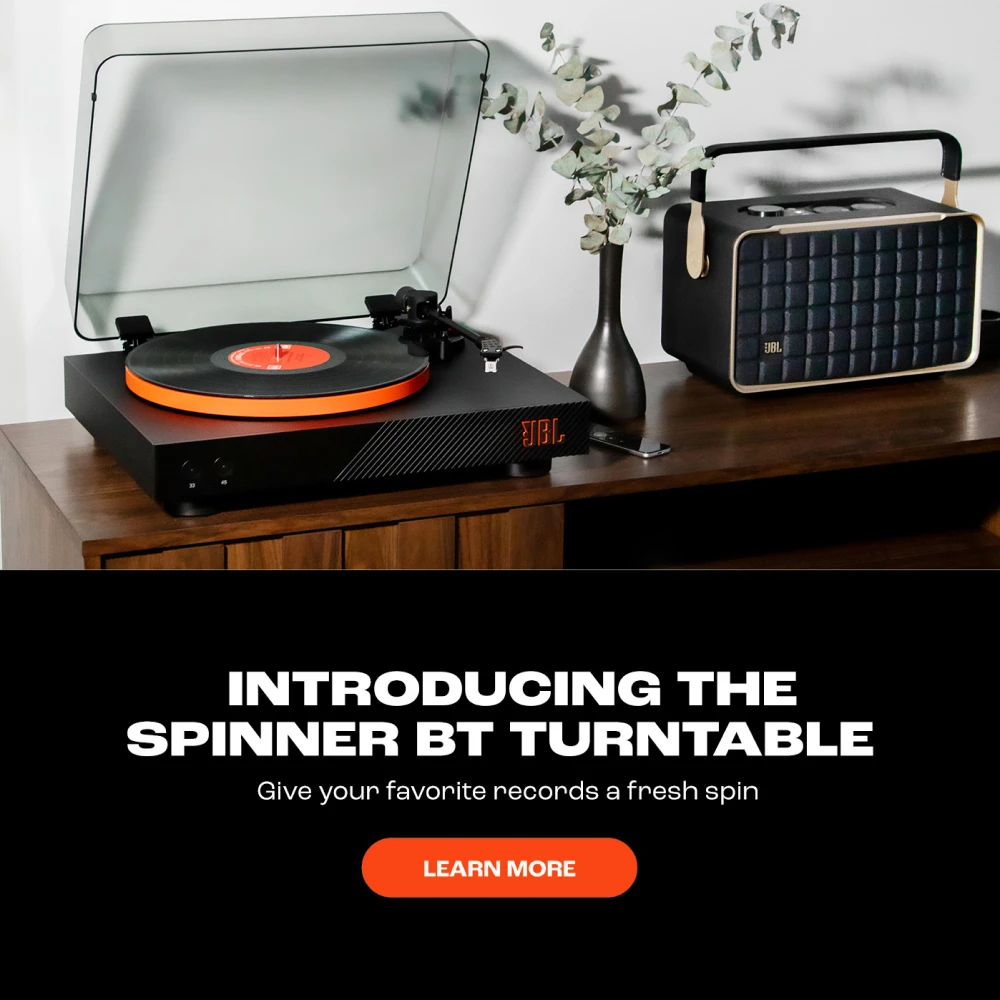 Reimagined Klasik : JBL Authentics dan Turntable Spinner - JBL Store