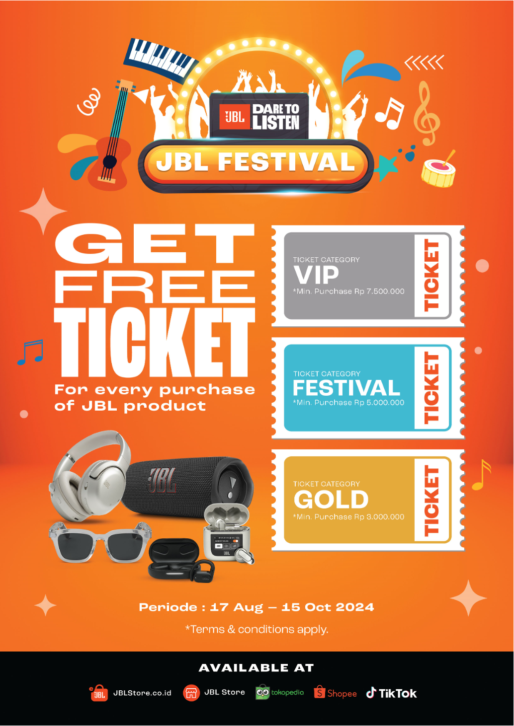 How to Redeem Ticket - JBL Store
